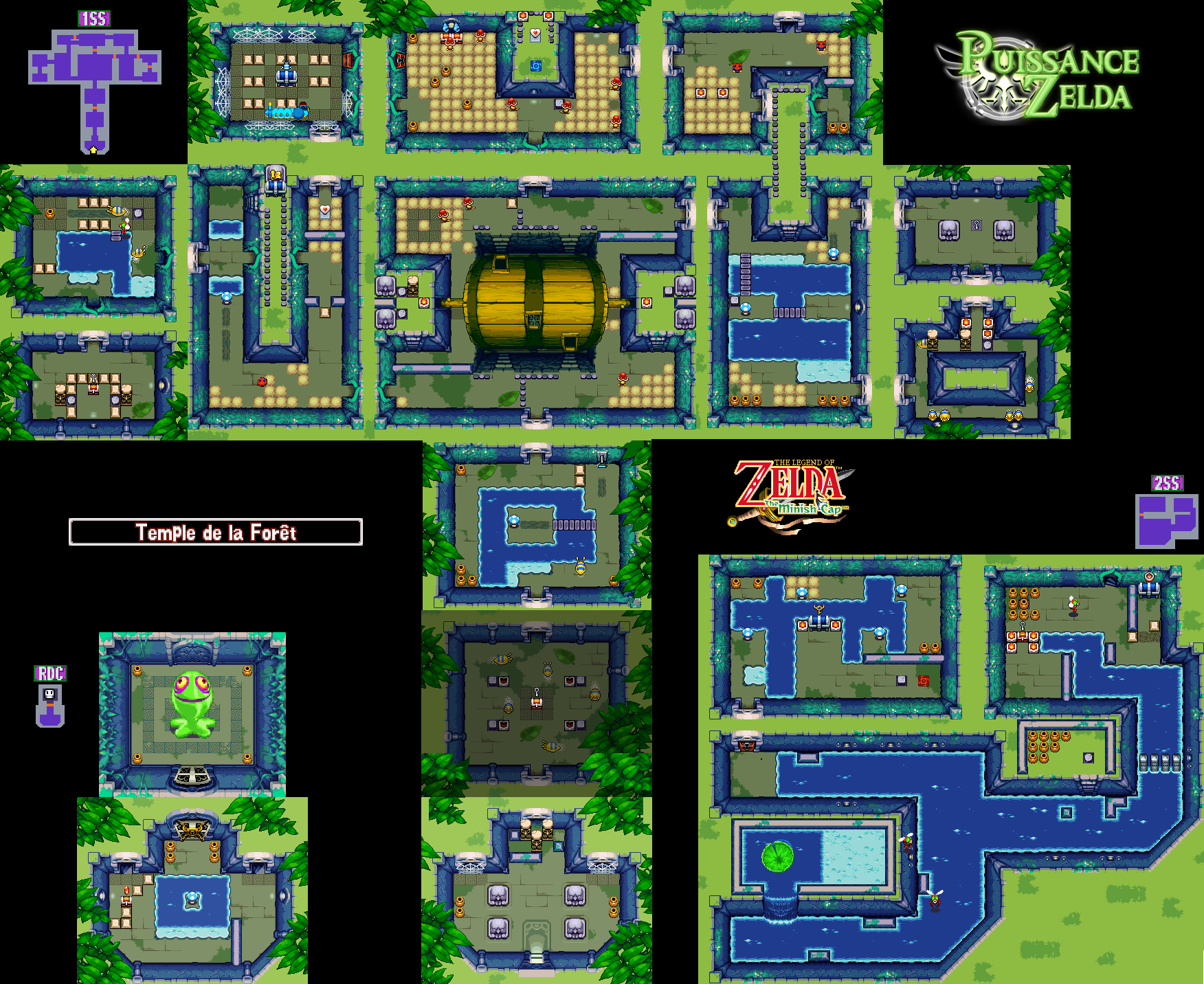 Solution de The Minish Cap : Le Temple de la Forêt - Puissance-Zelda